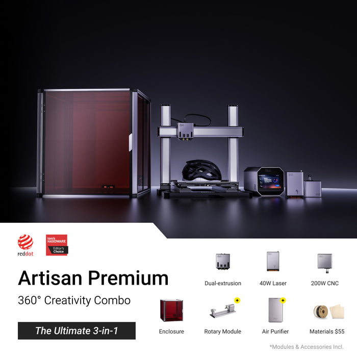 Snapmaker Artisan 3 in 1 3D Printer Online - Snapmaker